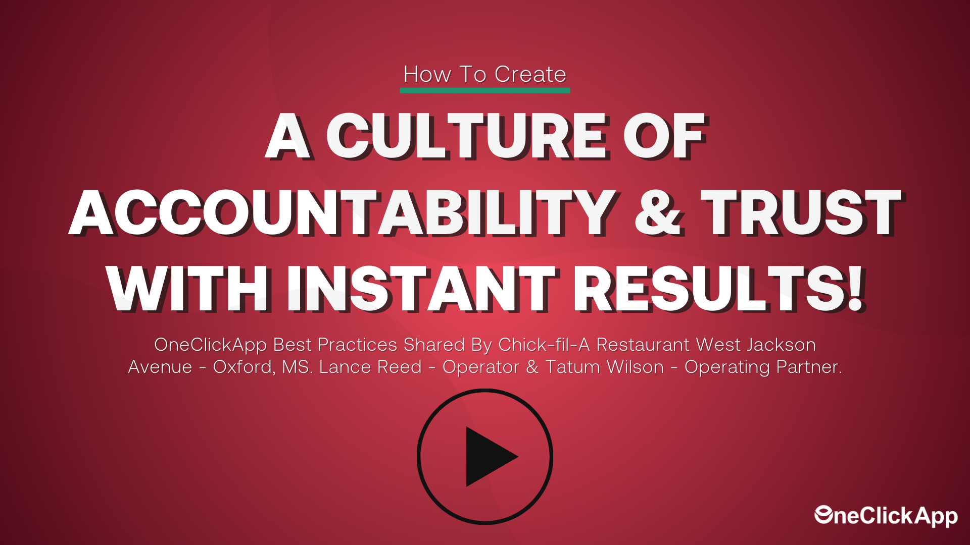 Webinar Replay: How To Create A Culture Of Accountability & Trust With ...